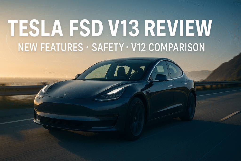 Tesla FSD V13 Review: New Features, Safety & V12 Comparison – Eco Drive ...